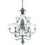 Progress Lighting Torino Collection 5-Light Brushed Nickel Etched Glass ...