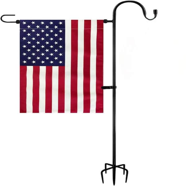 Cubilan Garden Flag American Garden Flag with Stand Plant Hook for ...