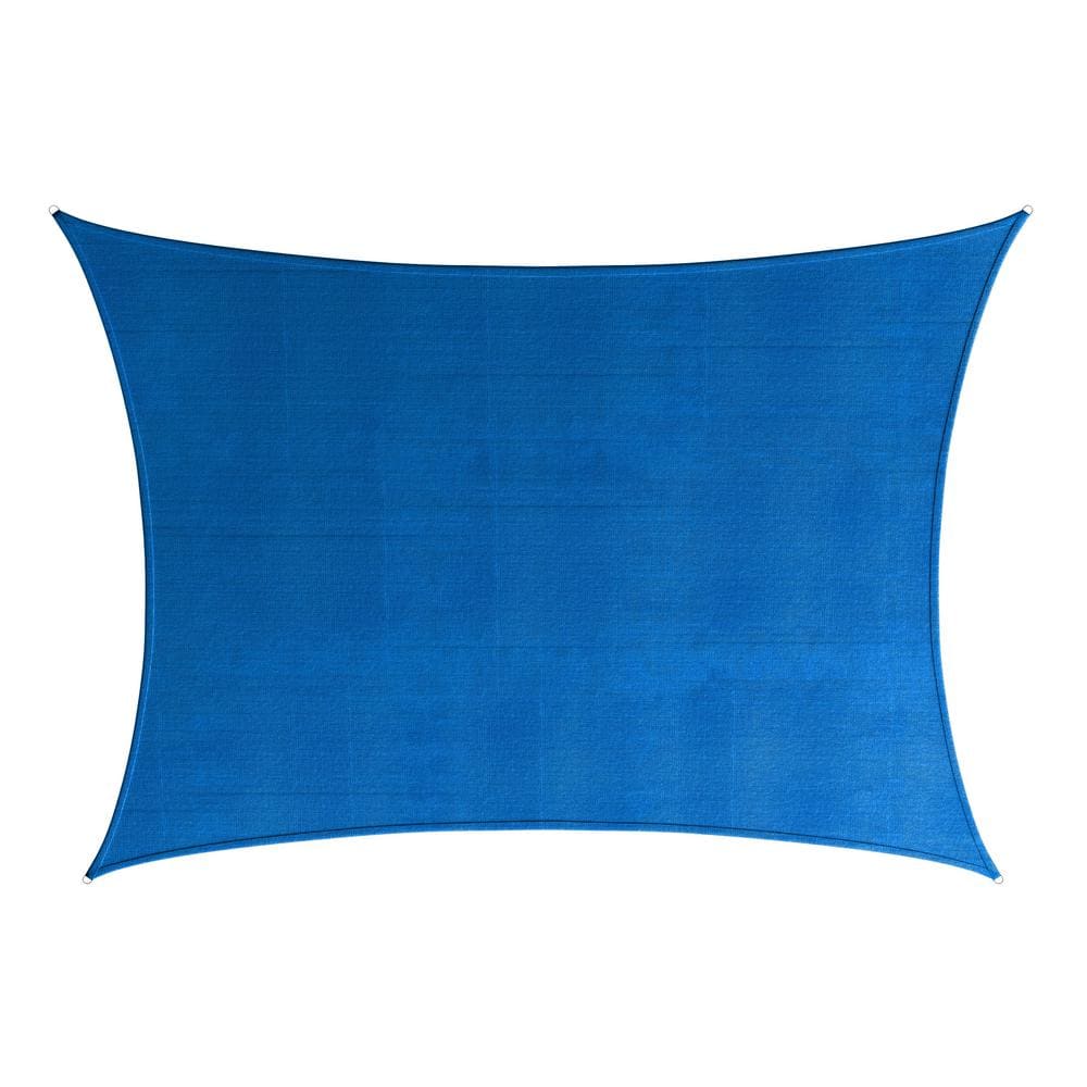 Pure Garden Sun Shade Canopy - 10 ft. x 13 ft. Curved Rectangle Sun ...