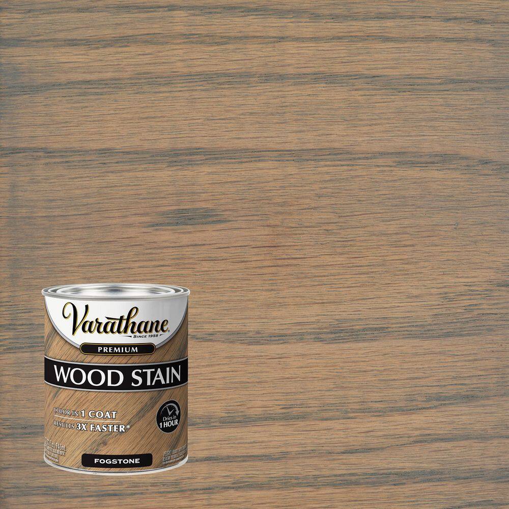 Varathane 1 qt. Fogstone Premium Fast Dry Interior Wood Stain (2-Pack ...