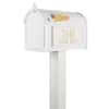 Whitehall Products Premium White Streetside Mailbox 16319 - The Home Depot