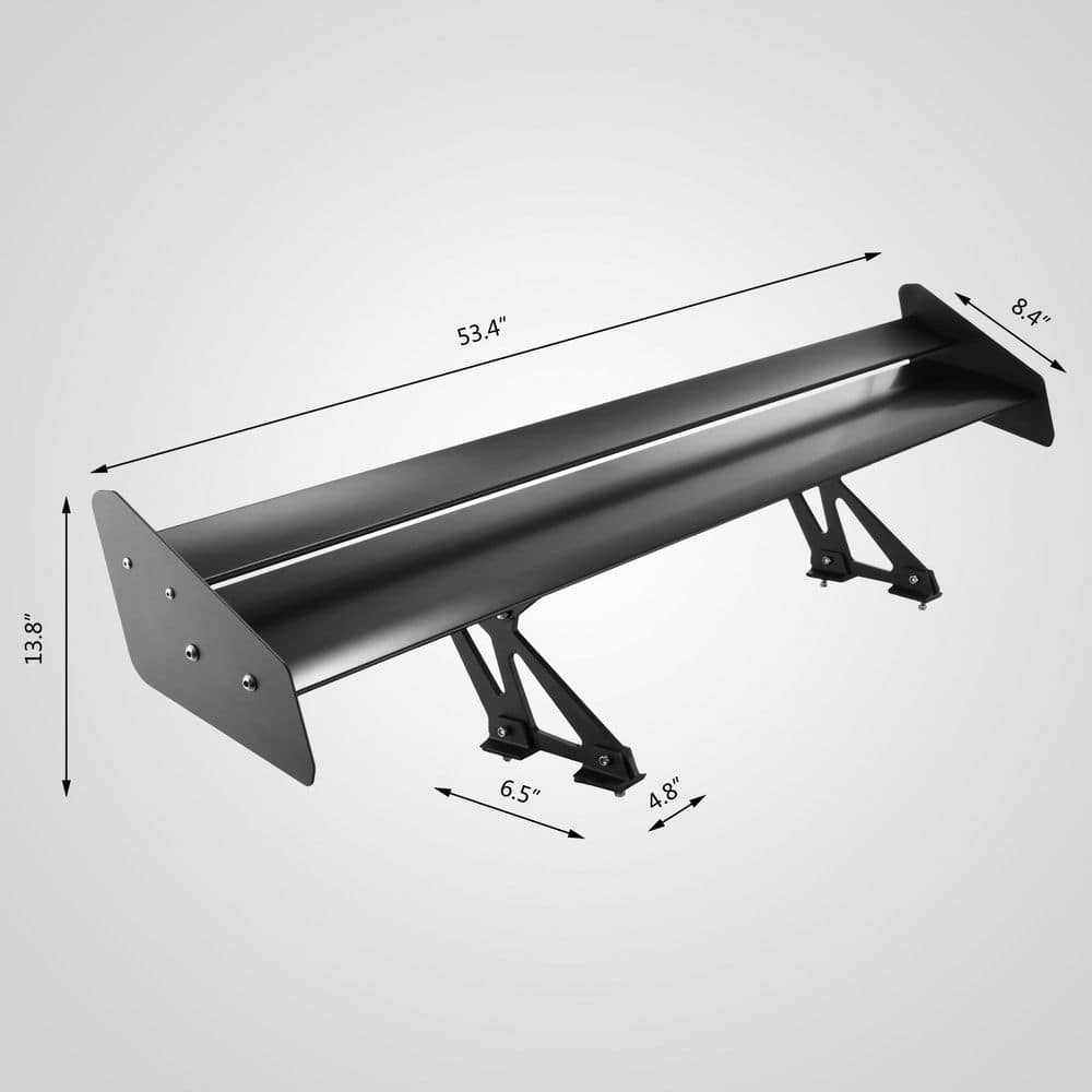 Buy Double Deck GT Wing Spoiler 53 in. Universal Lightweight Aluminum ...