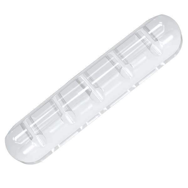 Yichuhaoxi Nylon R-Type Cable Clips Cord Organizer Assortment Kit 6-Sizes 290-Piece White ...