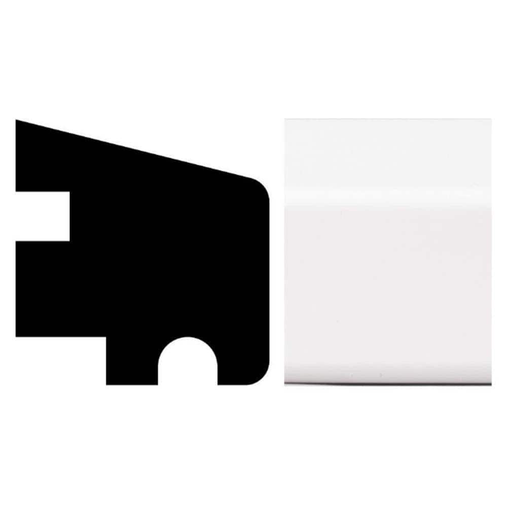 Royal Mouldings 1-3/8 in. x 1-5/16 in. x 84 in. Vinyl Sill Moulding ...