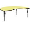 Carnegy Avenue Yellow Kids Table CGA-XU-5754-YE-HD - The Home Depot