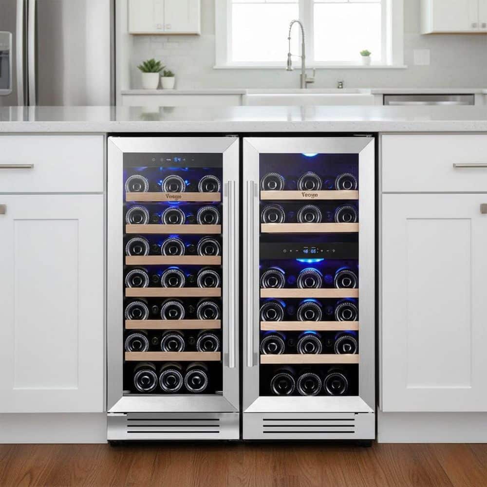 Yeego 30 in. Triple Zone Cellar Cooling Unit 61-Bottles Built-In or ...
