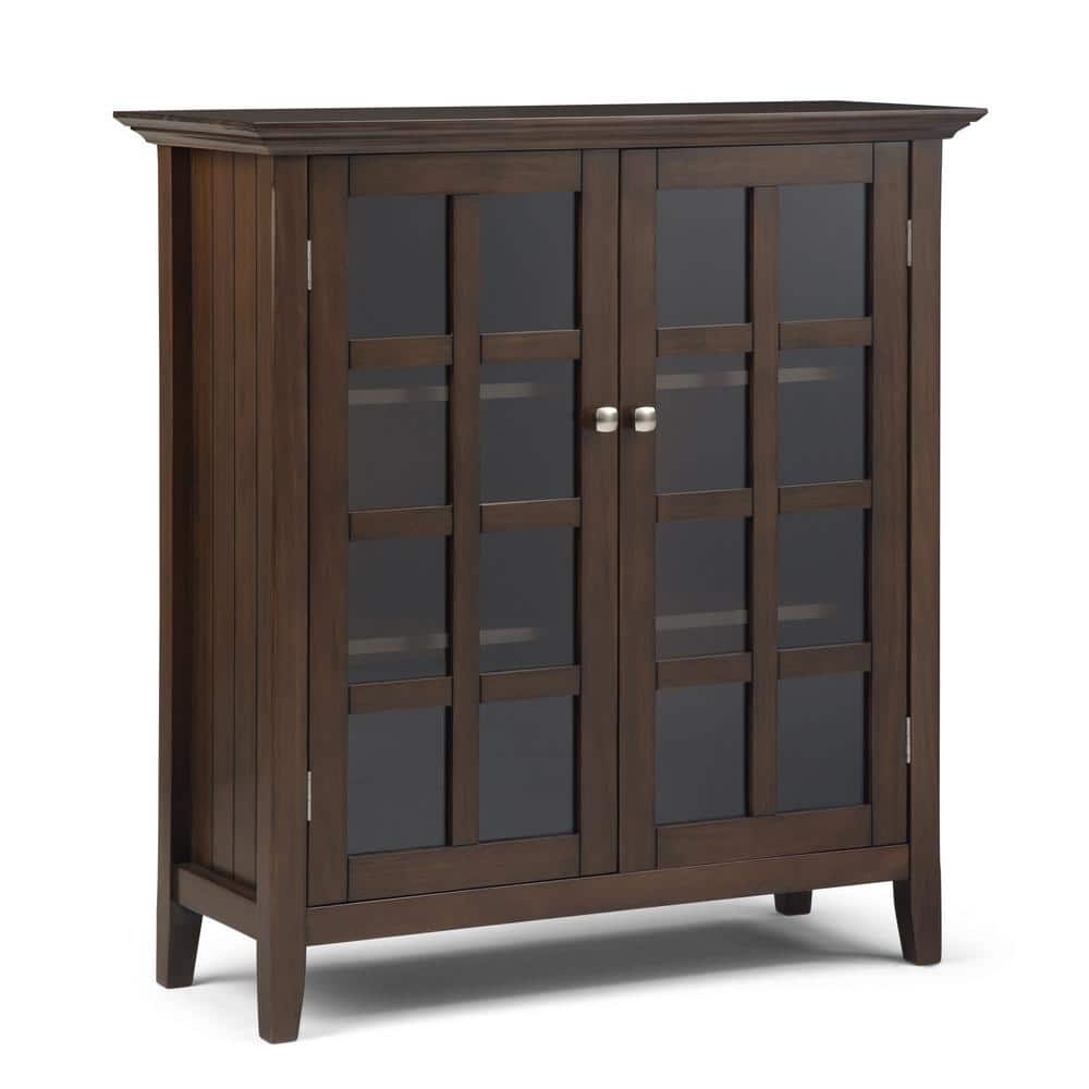 Reviews for Simpli Home Acadian Natural Aged Brown 42 in. H Storage ...