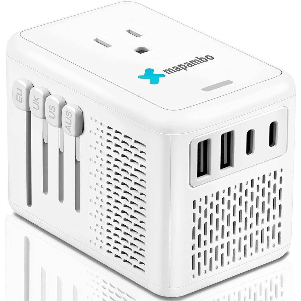 Lukyamzn Universal Travel Adapter Voltage Converter Plug 220-Volt to ...