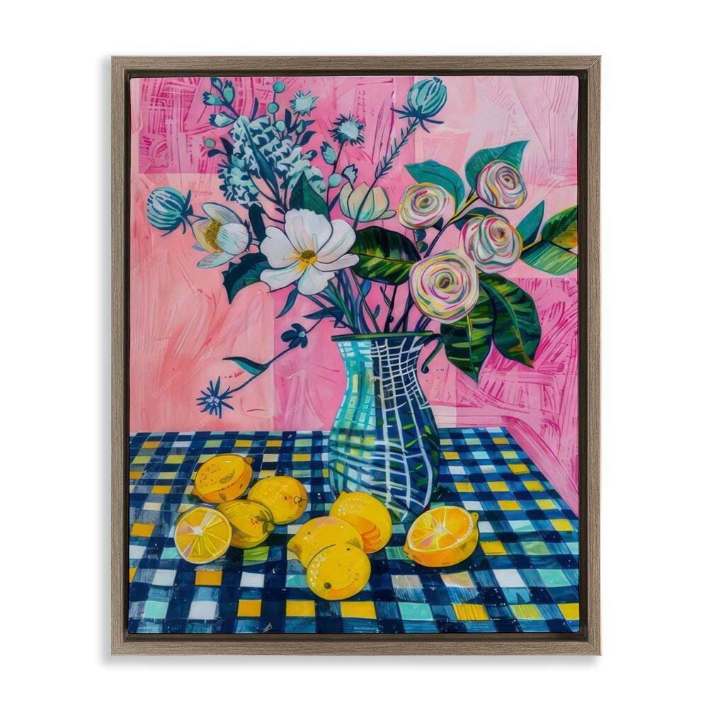 Stupell Industries Summer Table Bouquet by LSR Design Studio Brown ...