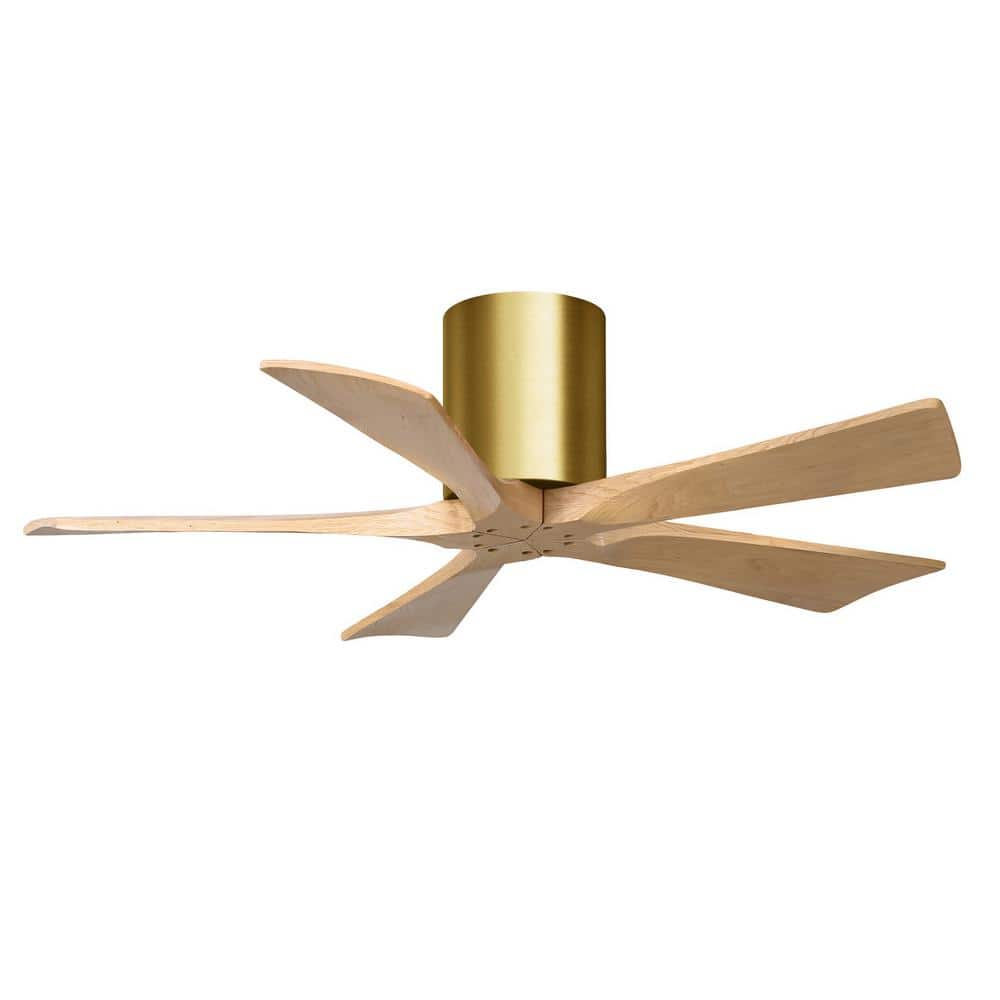 Matthews Fan Company Irene-5H 42 in. 6 fan speeds Ceiling Fan in Brass ...