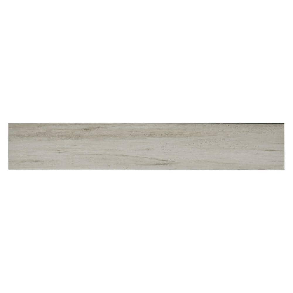 Marazzi Montagna Beachwood 6 in. x 36 in. Glazed Porcelain Floor and ...