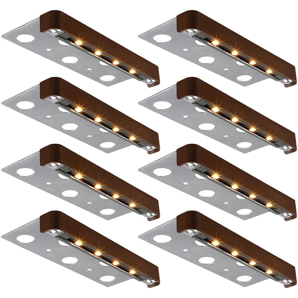 Lukyamzn Low Voltage 12V Soft White, 1.5W Brown LED Landscape Hardscape ...