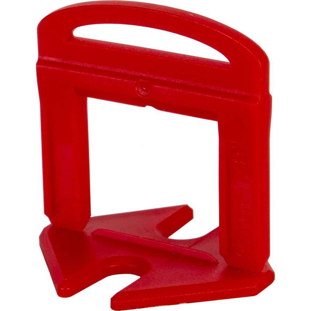 Rubi Delta Red 1/8 in. W Clip Tile Leveling System 2400-Pack 03943 ...