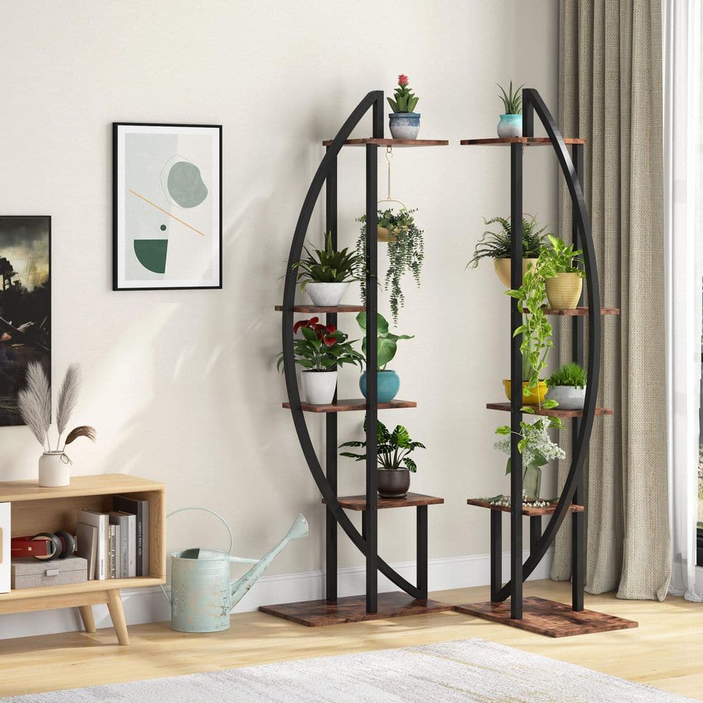TRIBESIGNS WAY TO ORIGIN Eileen 63 in. Rustic Brown Oval Wood Indoor ...