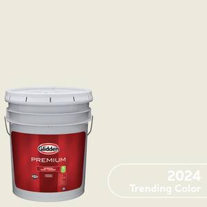 Glidden Premium 5 Gal. PPG18-09 Garlic Clove Satin Interior Latex Paint ...