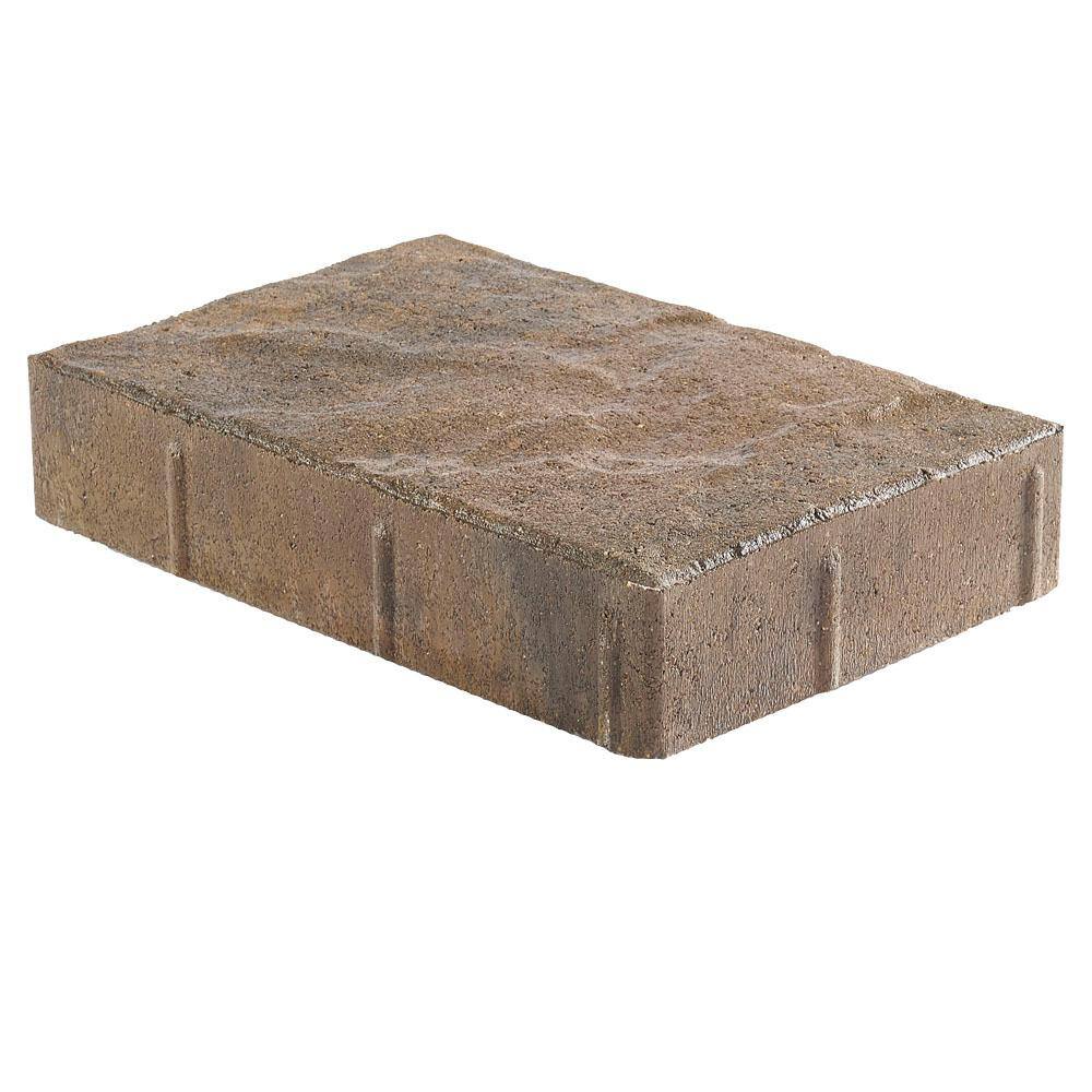 Pavestone Taverna Rec 12 in. x 8 in. x 2 in. Tahoe Blend Concrete Paver ...