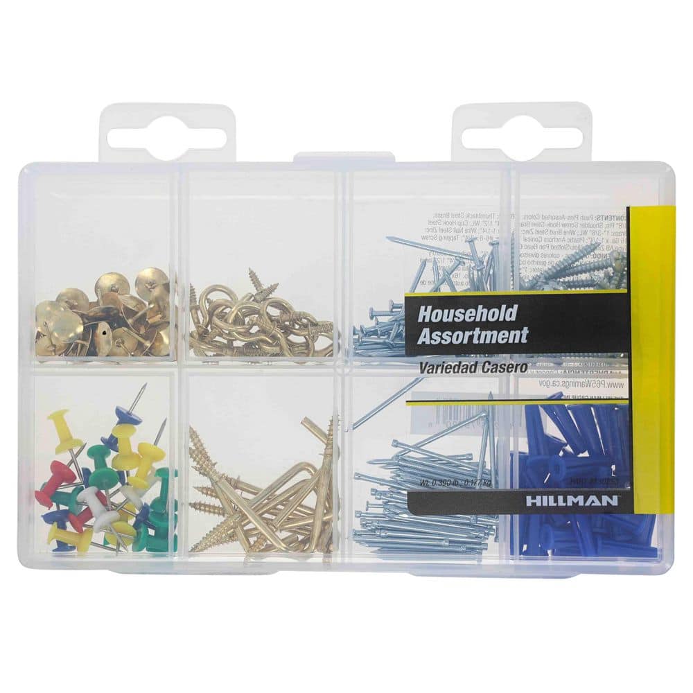 Hillman Household Assortment Kit (240-Pack) 130253 - The Home Depot