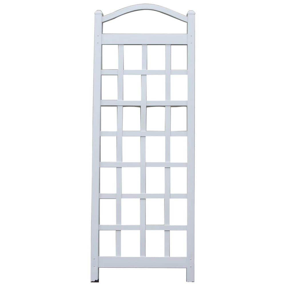 28 in. x 76 in. PVC Garden Trellis 002Q973T4 - The Home Depot