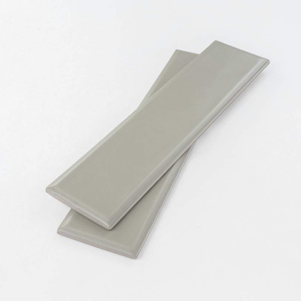 CRUZ BAY STUDIO Chateau 3in. x6in. Greige Matte Ceramic Subway Tile ...