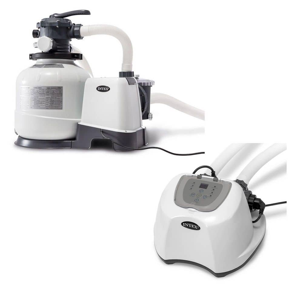 Intex 2800 gal. Above Ground Pool Sand Filter Pump w/Krystal Clear ...