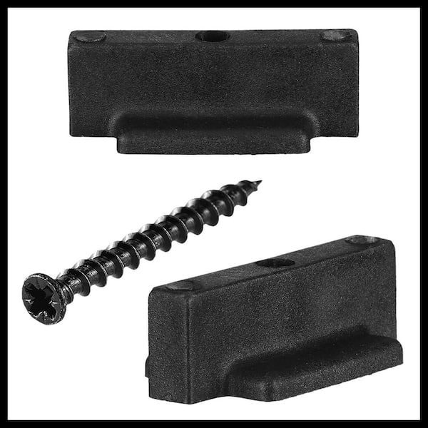 Afoxsos Nylon Black Hidden Fasteners with Metal Deck Screws for ...
