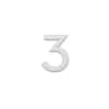 POST & PORCH 4 in. Magnetic Numbers - Silver Number 3 num-silver-3 ...