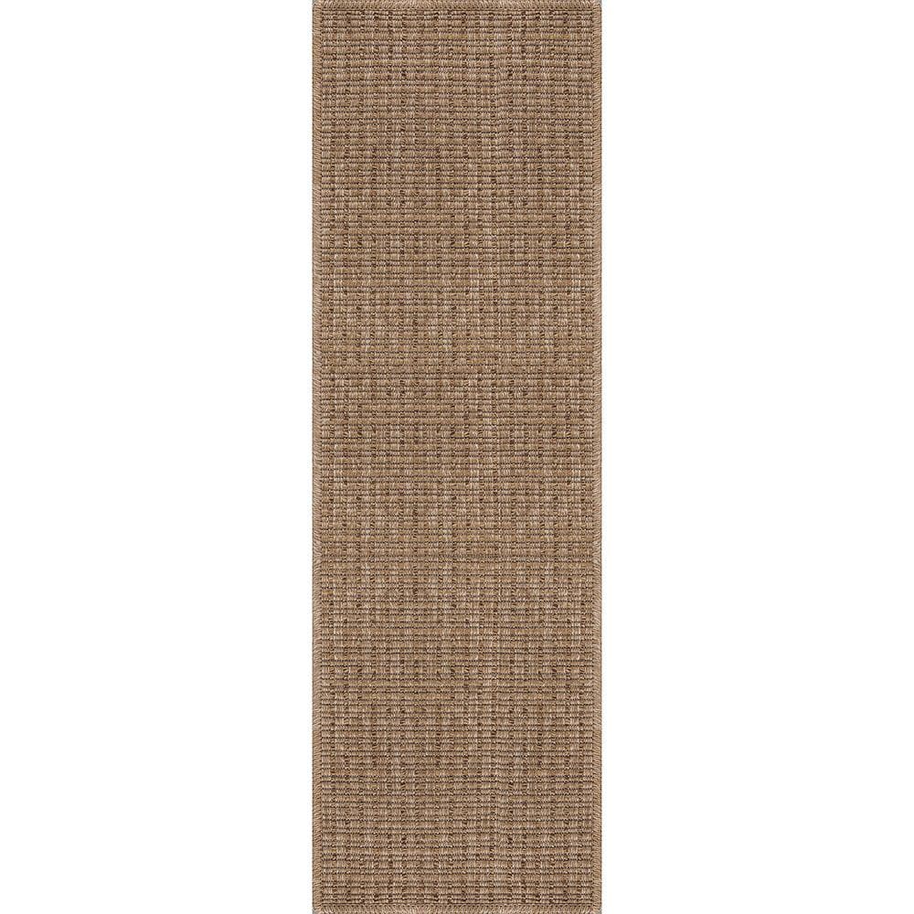 Beverly Rug Royal Natural 2 ft. x 7 ft. Solid Indoor Area Rug BV-RYL333 ...