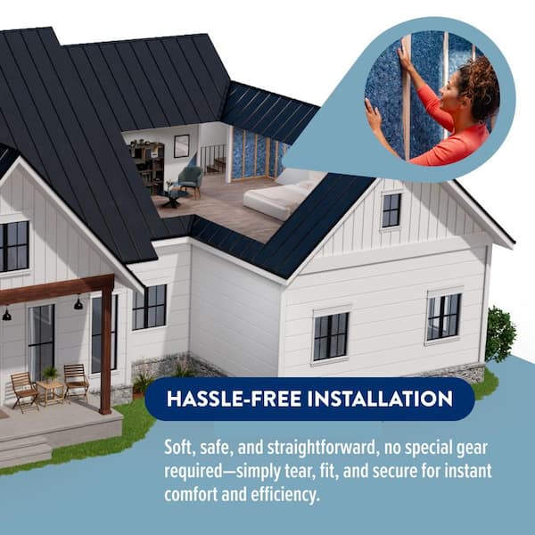 Henry R-13 ULTRATouch Recycled Denim Insulation Batt 15 in. x 93 in ...