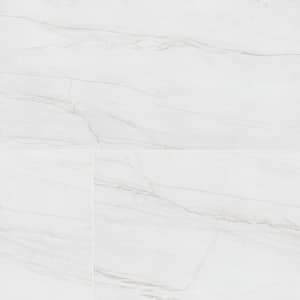 MSI Blanca White 24 in. x 48 in. Polished Porcelain Marble Look Floor ...