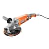RIDGID 15 Amp Corded 7 in. Twist Handle Angle Grinder R10202 - The Home ...