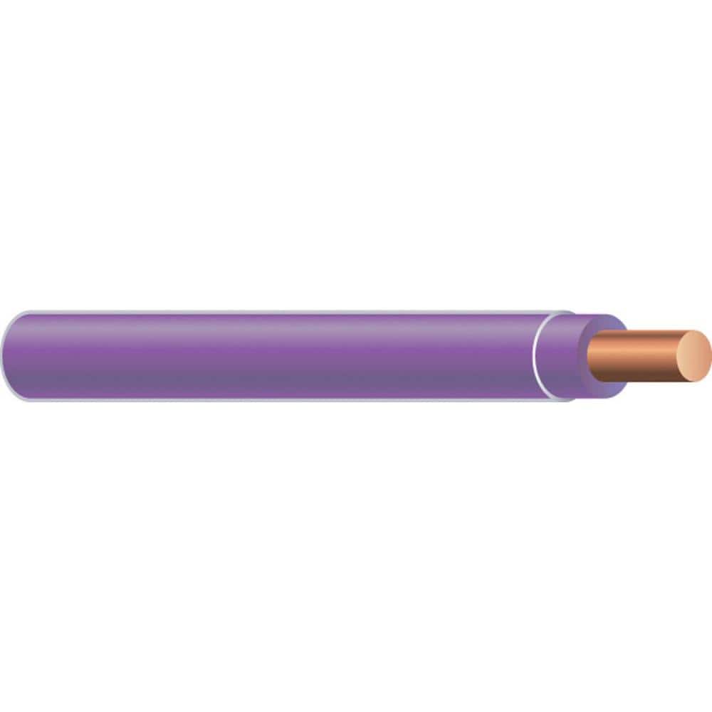 Southwire 2,500 ft. 12 Purple Solid CU THHN Wire 21204305 - The Home Depot