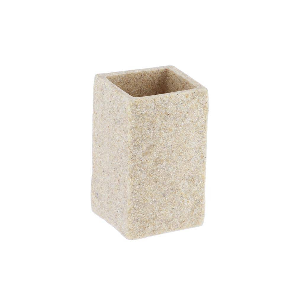 EVIDECO French home goods Stone Effect Freestanding Bath Tumbler Cup ...