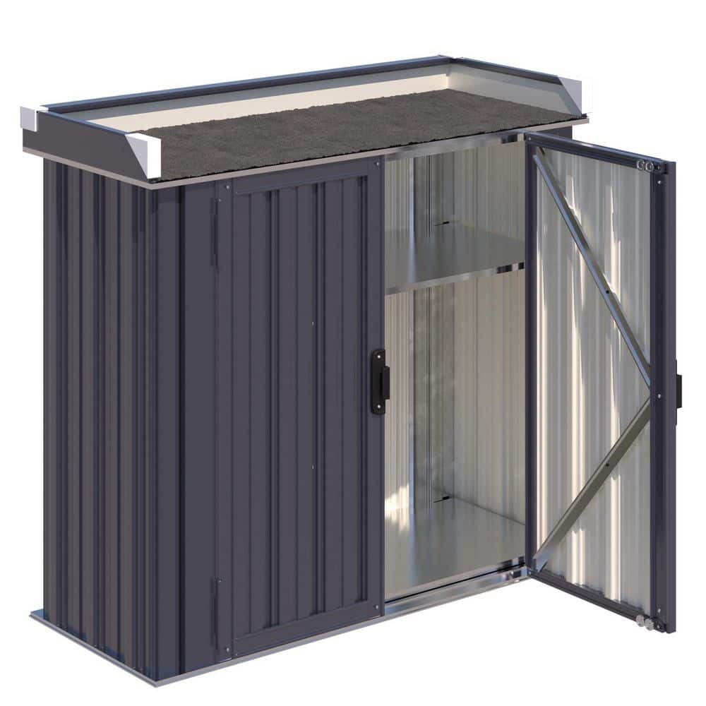 AECOJOY 38 in. W x 36 in. H Outdoor Storage Cabinet Waterproof, Metal ...