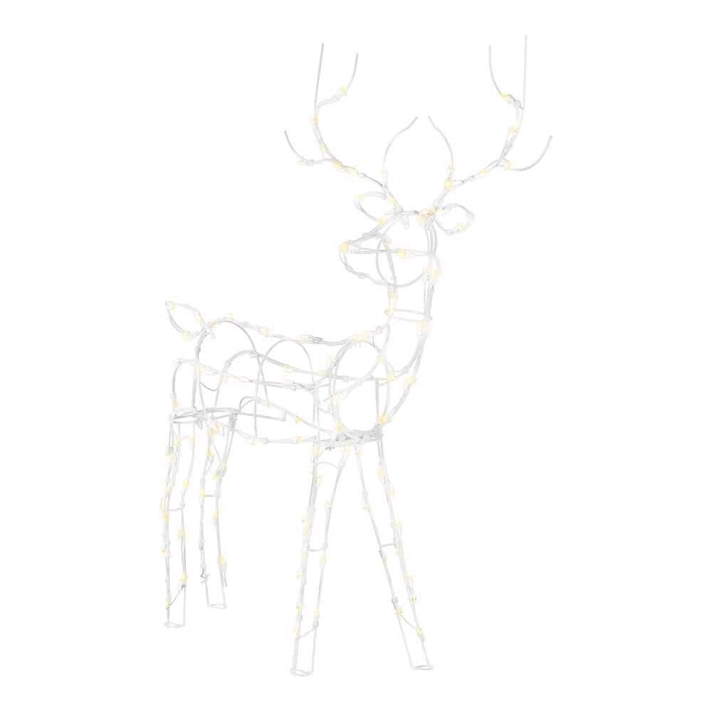 Reviews for Home Accents Holiday 4 ft. LED Wire Reindeer Holiday Yard ...