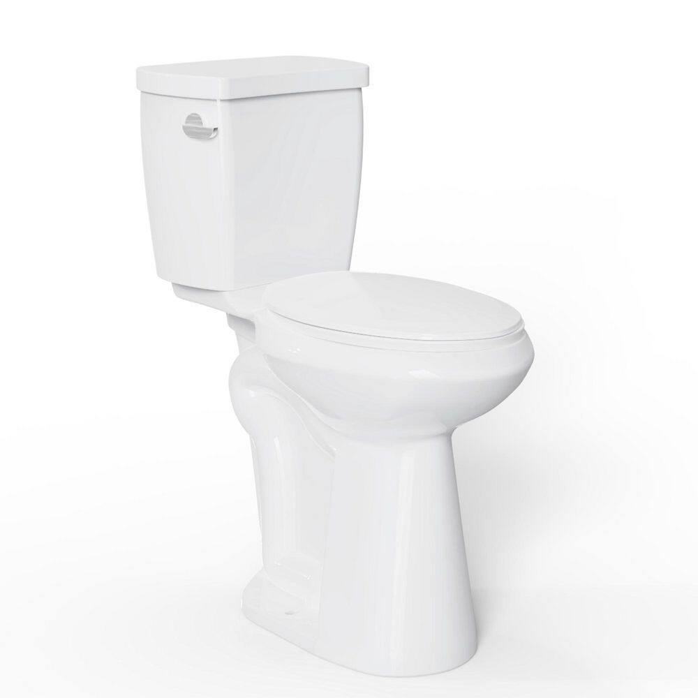 Simple Project 21 in. 2-Piece 1.28 GPF Single Flush Elongated Toilet in ...