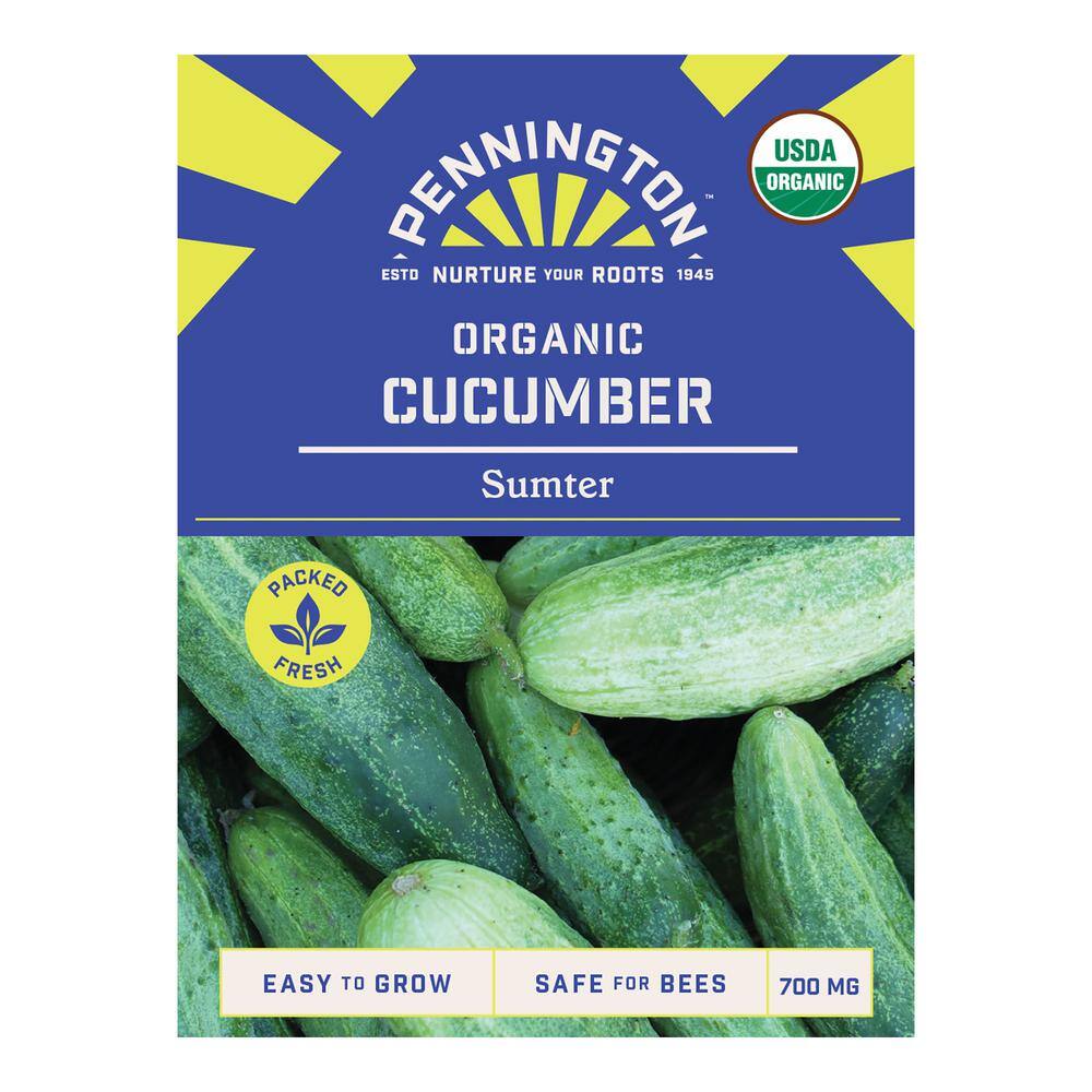 Pennington Organic Cucumber Sumter Fruit Seed 0907 - The Home Depot