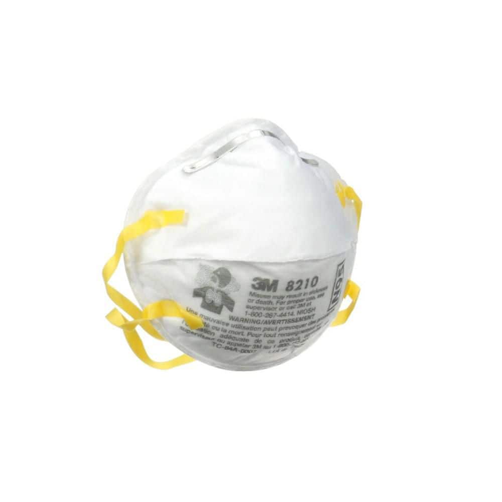 3M N95 Particulate Respirator Dust Mask (20-Pack) 8210P20-DC - The Home ...
