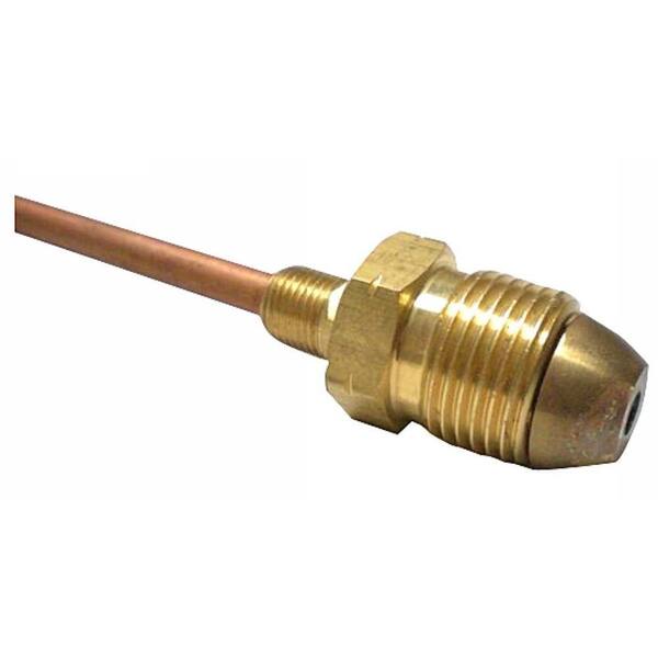 Dragon 15 in. Copper Flare Gas Pigtail 00520 - The Home Depot
