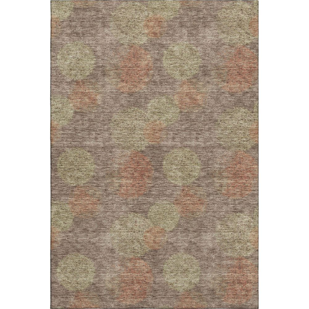 Addison Rugs Mayfield Premium Machine Washable Abstract AMF977 Brown 8 ...