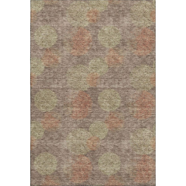 Addison Rugs Mayfield Premium Machine Washable Abstract AMF977 Brown 8 ...