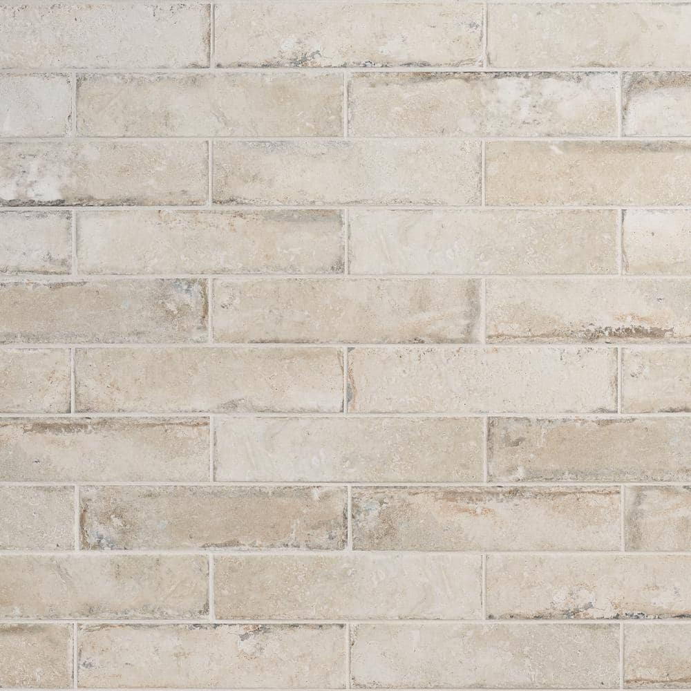 Ivy Hill Tile Granada Pergamo 3 in. x 12 in 9.5mm Natural Porcelain ...