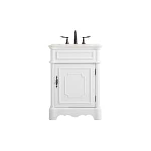 Simply Living 19 in. W x 19 in. D x 33 in. H Bath Vanity in Antique ...