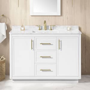 Reviews for Home Decorators Collection Tamsin 48 in. Single Sink Forest ...
