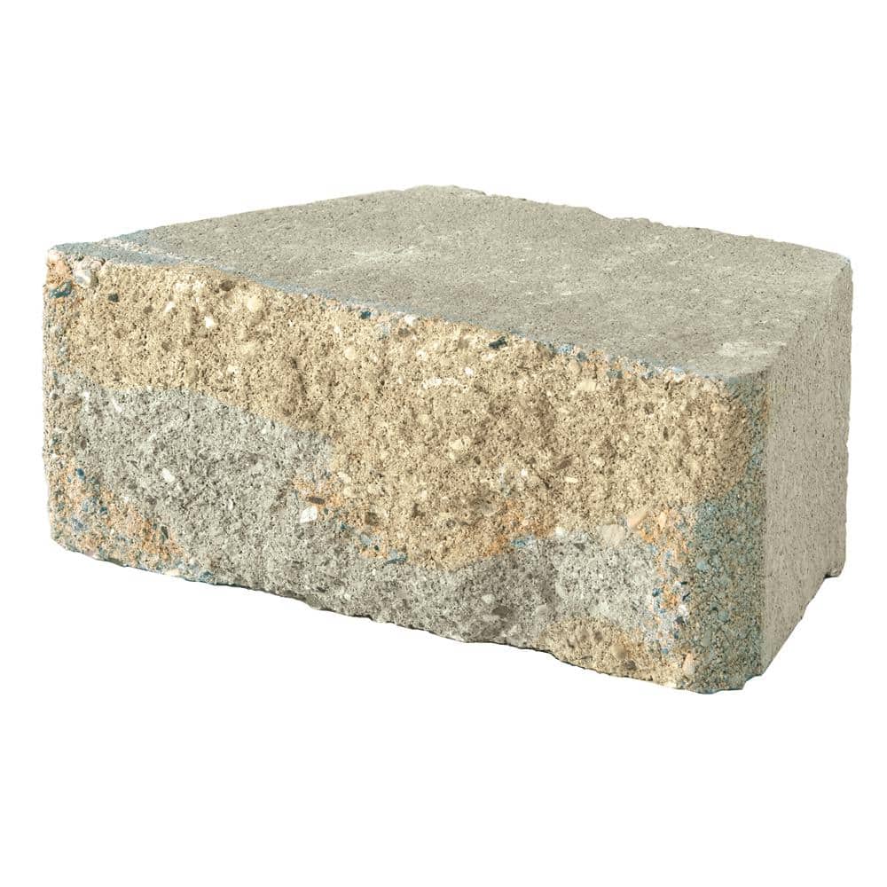 Pavestone 3 in. x 10 in. x 6 in. Ozark Blend Concrete Retaining Wall ...