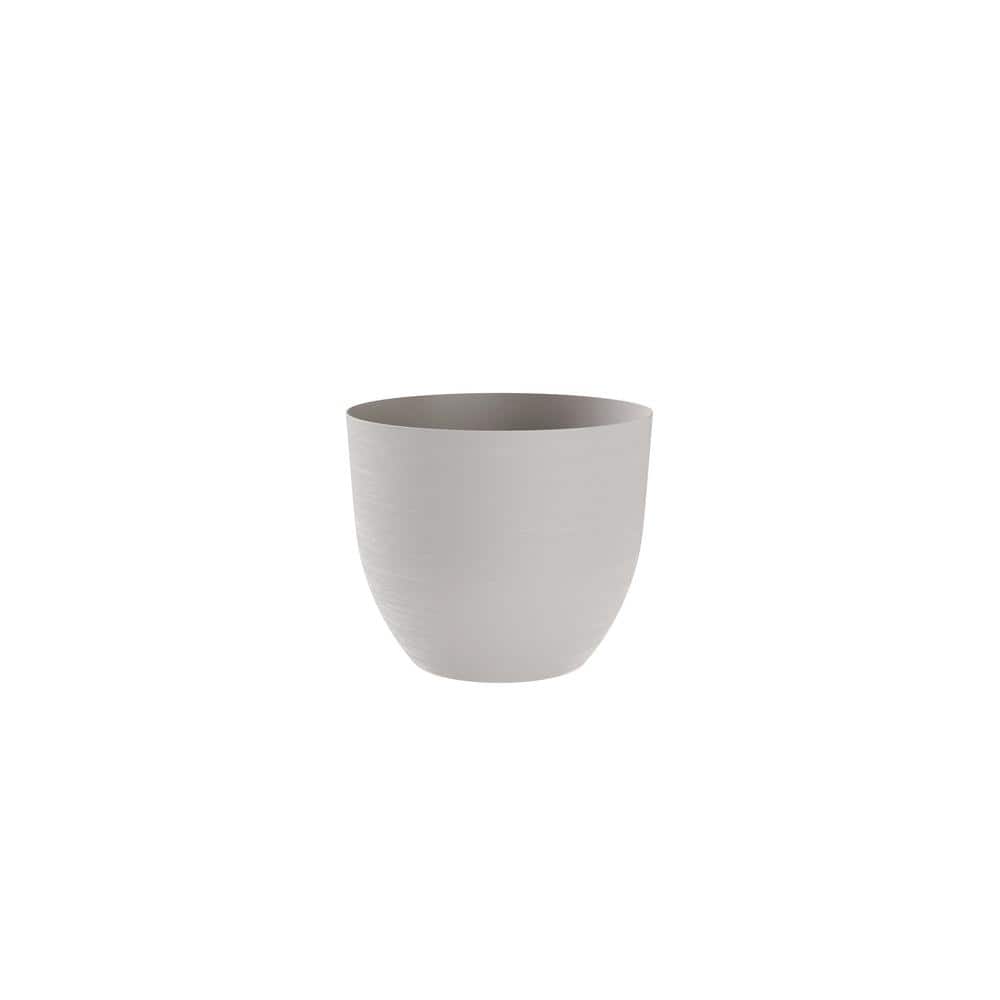Rain Forest 15 in. Dia. x 12.5 in. H Over Cloud White Recycled Plastic ...