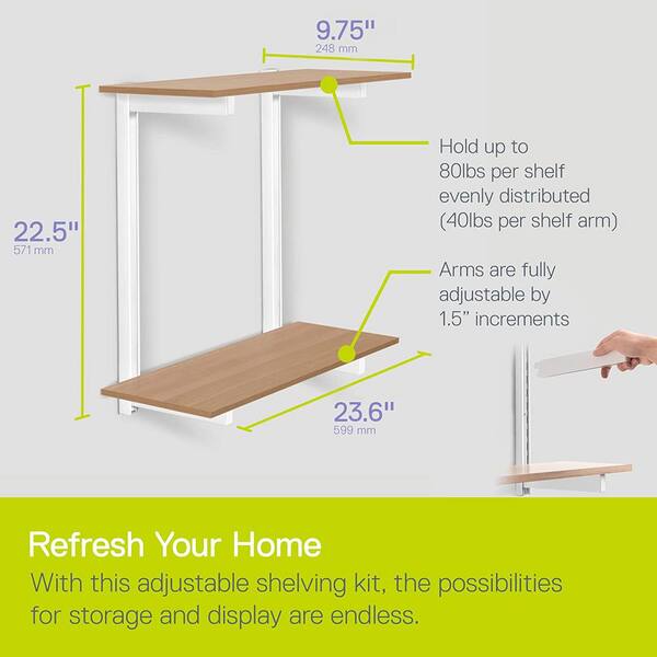DELTA CYCLE AND HOME 24 in. x 22.5 in. 10.5 in. Light Oak Adjustable ...