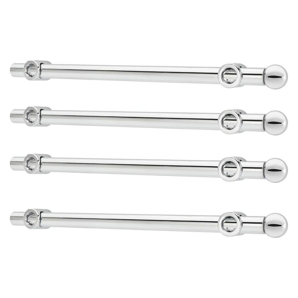 Rev-A-Shelf 1.13 in. W Chrome Metal Valet Rod Closet Rod (4-Pack) 4 x ...