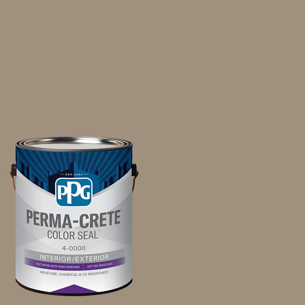 Perma-Crete Color Seal 1 gal. PPG14-13 Oyster Shell Satin Interior ...