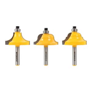 Yonico Roman Ogee Edge Forming 1/2 in. D 1/4 in. Shank Carbide Tipped ...