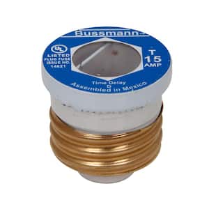 Cooper Bussmann SL Style 15 Amp Plug Fuse (4-Pack) SL-15PK4